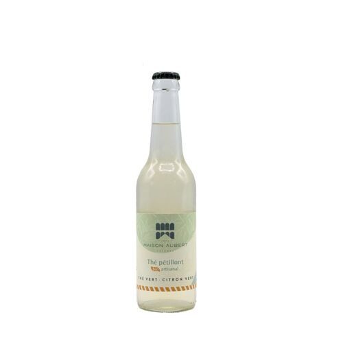 Organic craft sparkling lime tea 33cl - Cocktailissimo